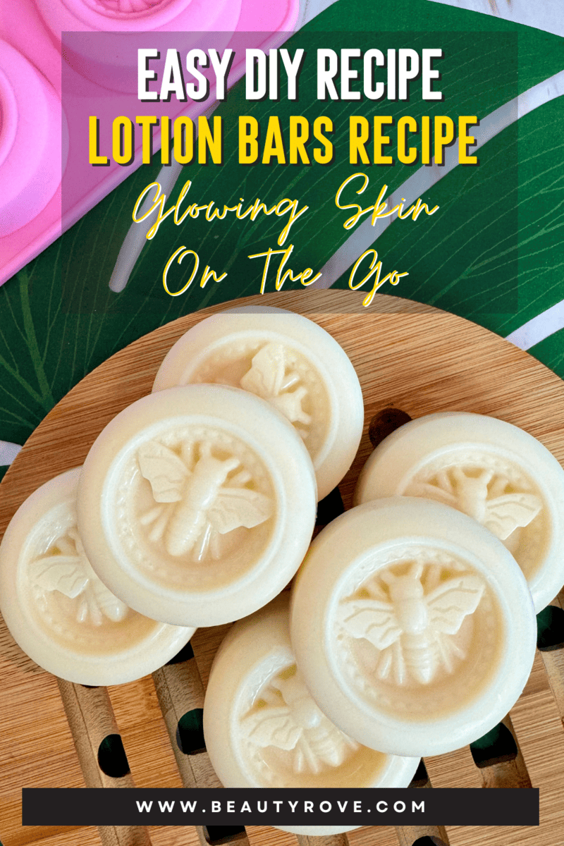 Easy DIY Beeswax Lotion Bars Recipe For Moisturized Skin